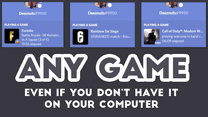 Make a custom or fake discord statue for any game, app, website by ...