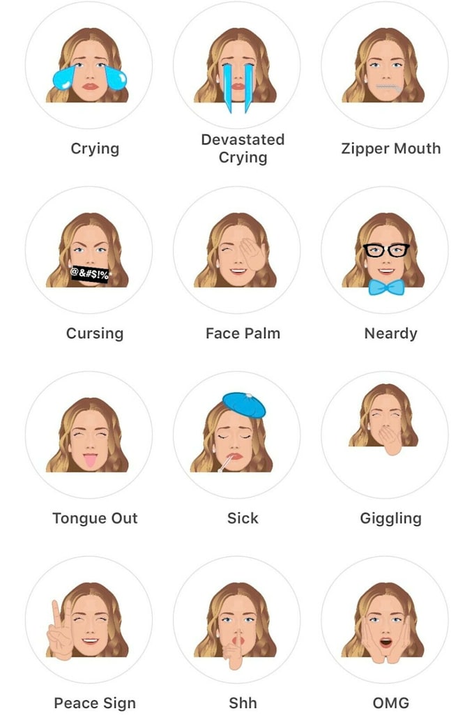 Personalized hand made emojis of yourself by Tempkayla | Fiverr