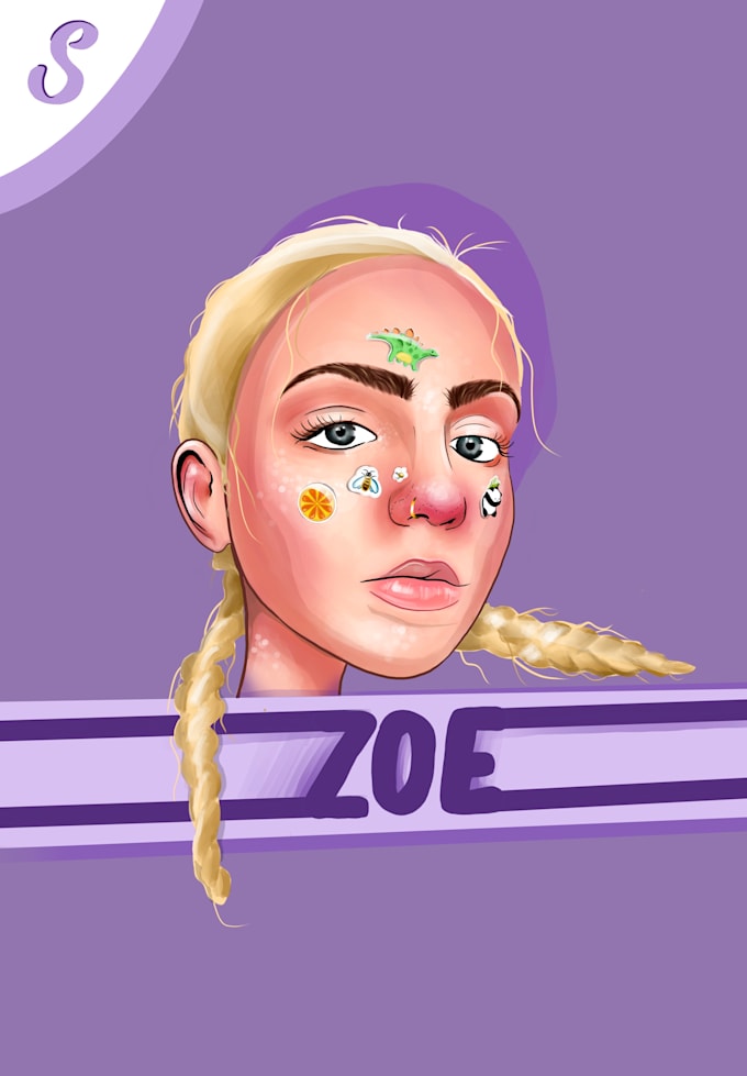 Draw an edgy and minimalist modern portrait for you by Saraglong11 | Fiverr