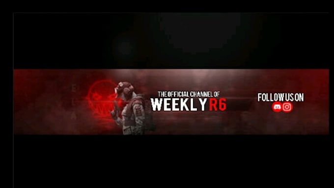 Make youtube banners and thumbnails mainly for r6 by Rubinyl | Fiverr