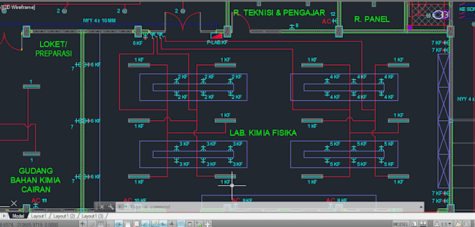 Do 2d autocad draw, floor plan, electrical installation by Pujanggapras ...