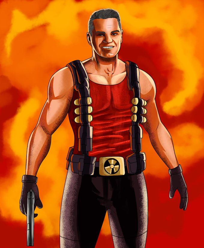 Draw you as action characters by Trinitykiller | Fiverr
