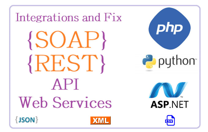Integrate Or Fix Rest Api Soap Json Xml Wsdl In Php Python Asp Net By Nukecoderbd Fiverr