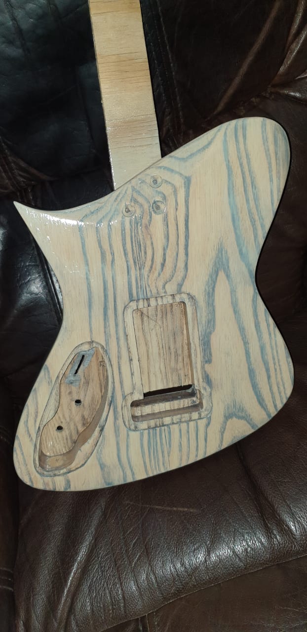 Design a custom guitar body shape, headstock and inlays by Kevinvs7 ...