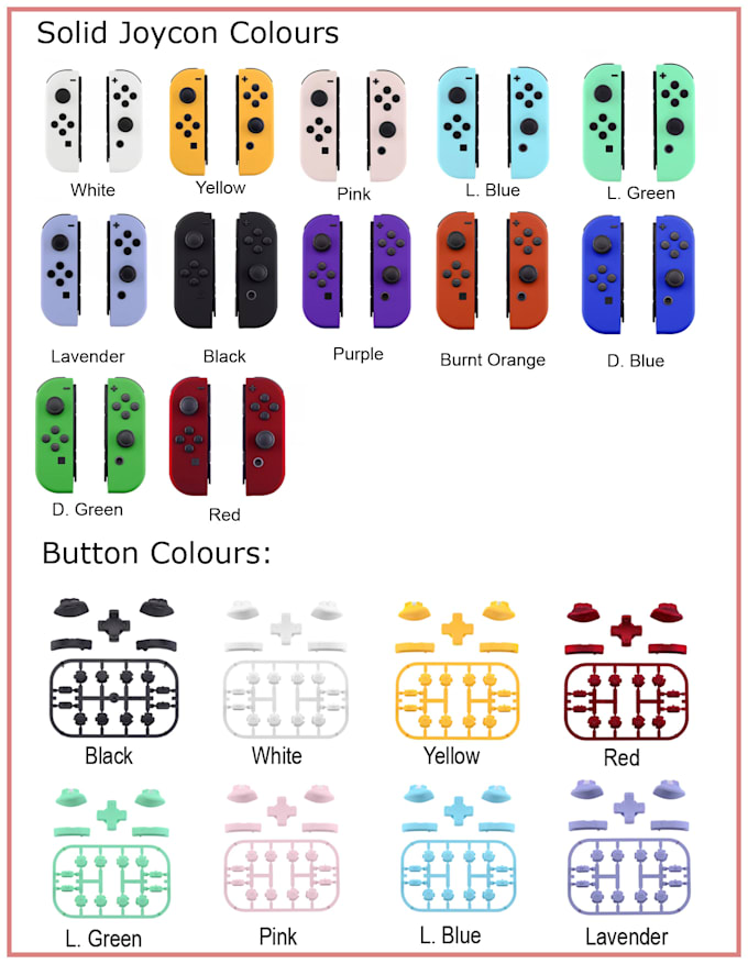 Create you custom nintendo switch joycons by Gamespokecustom | Fiverr