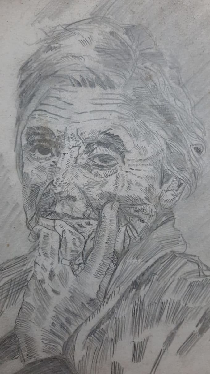 Draw you an amazing detailed pencil drawing portrait by Vyprep | Fiverr