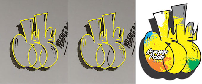 Vectorize low res logo, icon and simple image by Hehe_media | Fiverr