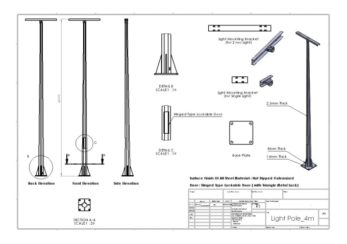 Design sheet metal product 2d drawing for cnc laser cutting by ...