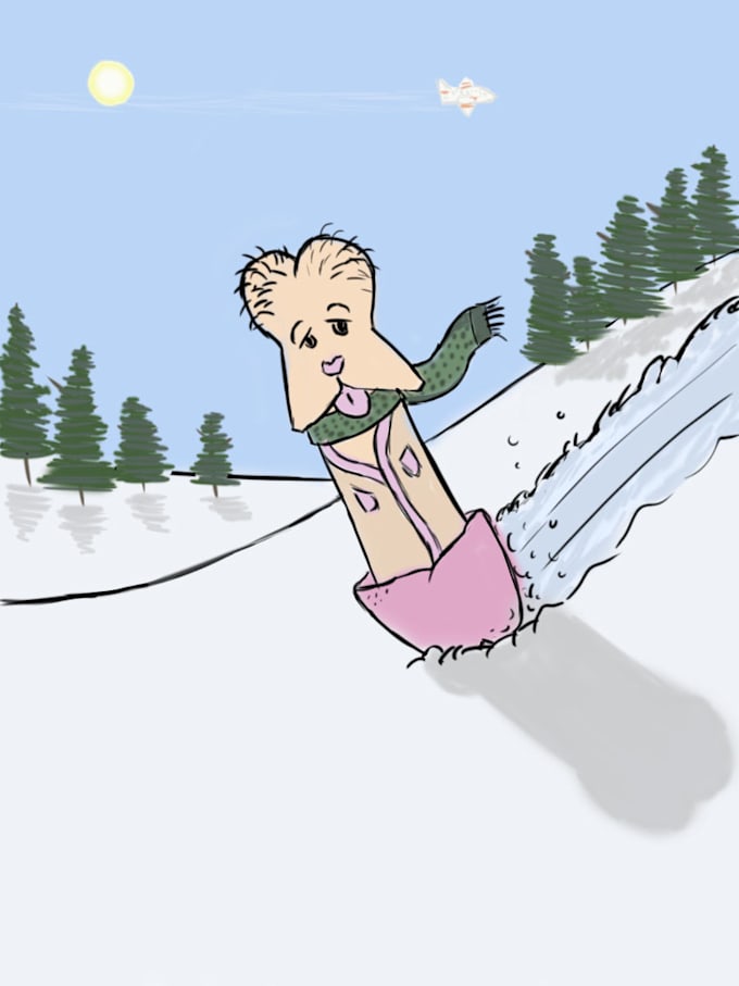 Draw you a crappy cartoon in photoshop by Strangedreamz | Fiverr