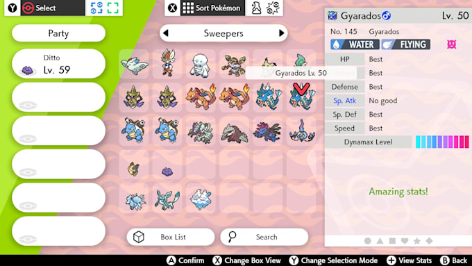 Give you a competitive team of 6 pokémon in sword shield by Randymakes ...