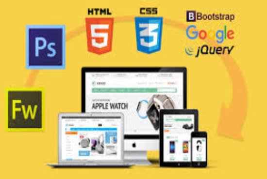 Design responsive website html css php by Roop1923 | Fiverr
