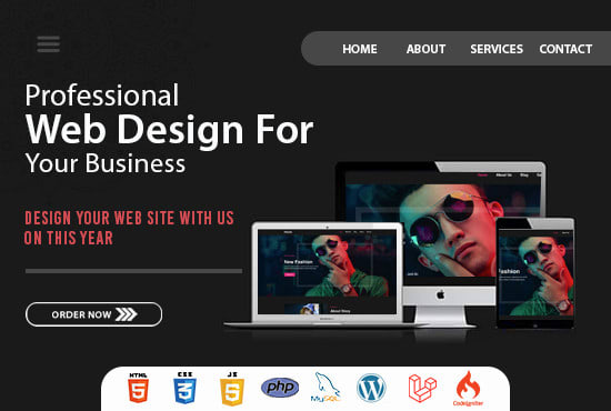 Create professional website for your business by Ht_design_lab | Fiverr