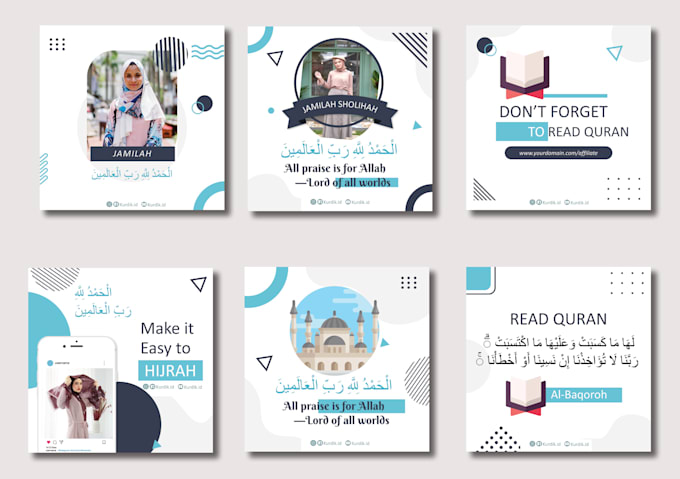 Create design islamic instagram post by Darnia99 | Fiverr