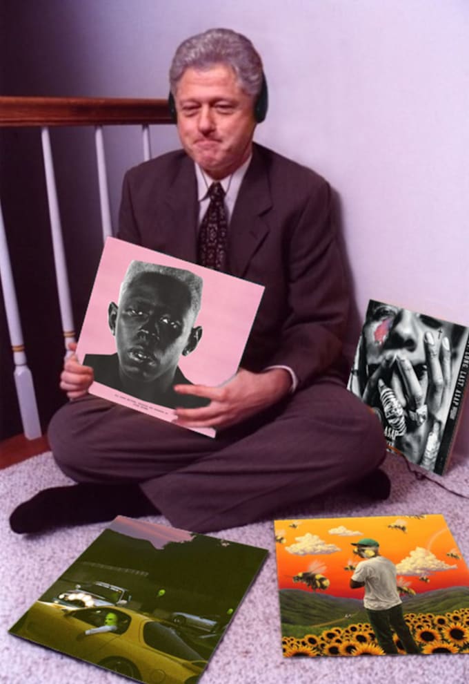 Bill clinton wallpaper holding vinyls by Thinmints981 | Fiverr