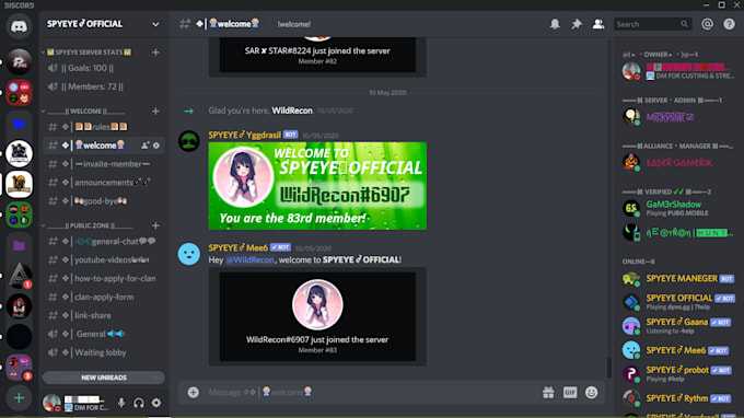 Professionally set up discord server with best design by Aehindi2016 ...