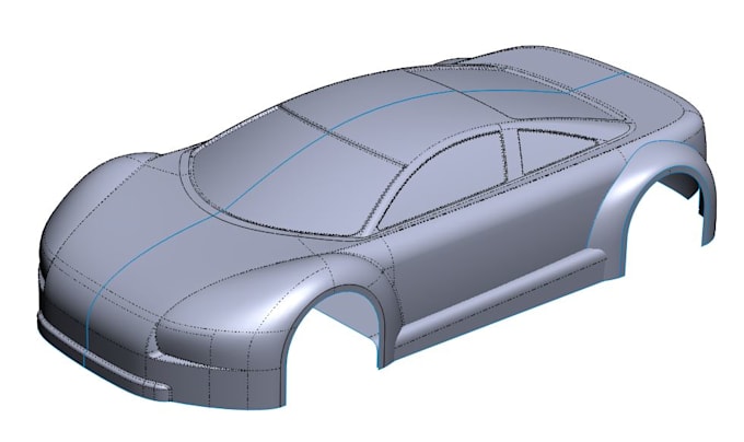 Make 3d solid or complex surface model, solidworks, step, iges by ...