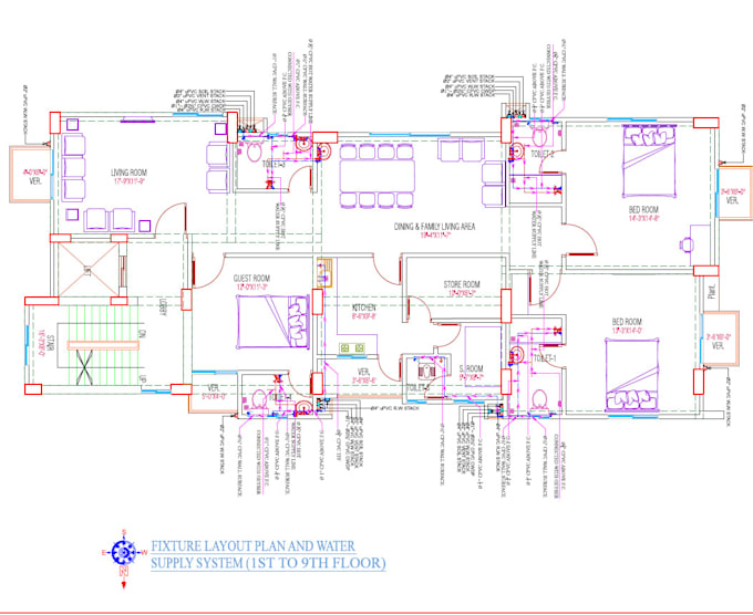 Draw professional cad drawing by Momen4design | Fiverr