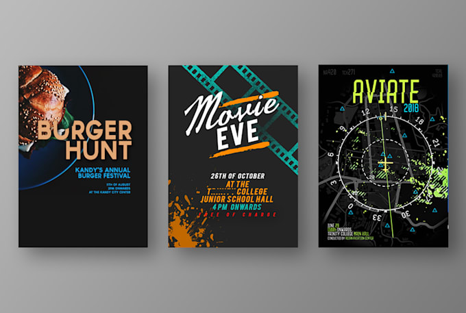 Design modern, eye catching event flyers and posters by Notnavindu | Fiverr