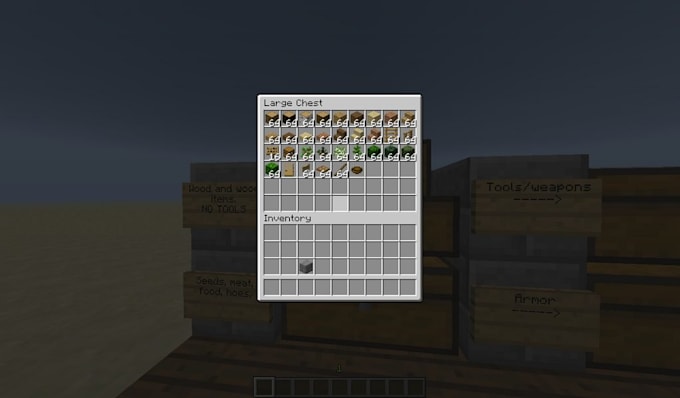 Organize your minecraft chests by Windowframe2 | Fiverr