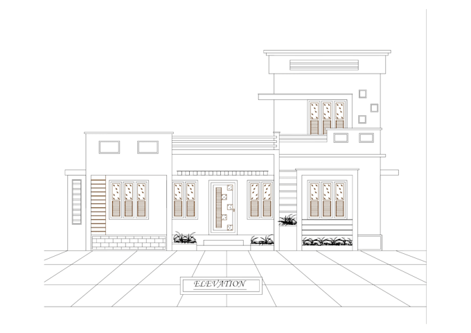 Design your 2d elevation and any section in autocad by Agnesjoy123 | Fiverr