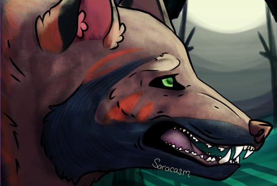 Draw animal oc or fanart by Saracasmv2 | Fiverr