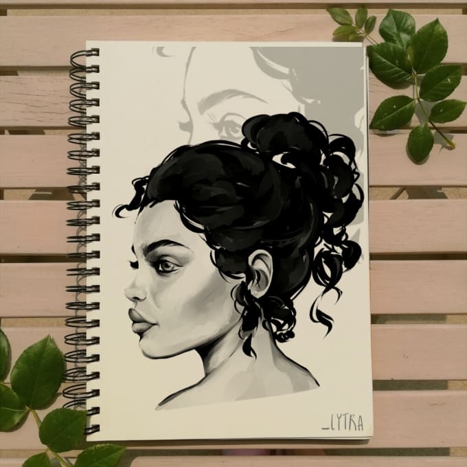 Draw your portrait in a semi realistic cartoon style by Lytra_ | Fiverr