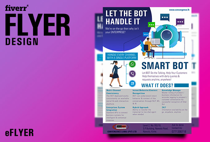 Design fast, printable business flyer by Logo_d_sign | Fiverr