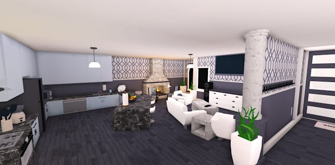 Build you a suburban mini mansion on bloxburg roblox by Trizt8 | Fiverr