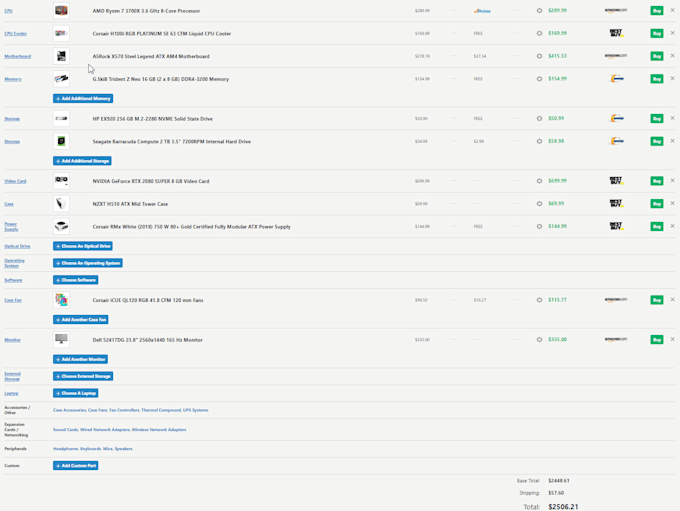 Make a great value pcpartpicker list for you by Sarahrasmuss740 | Fiverr