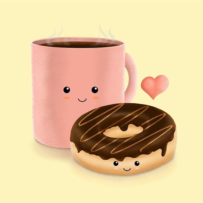 Create funny and cute illustrations of inanimate objects by Maijimenez ...