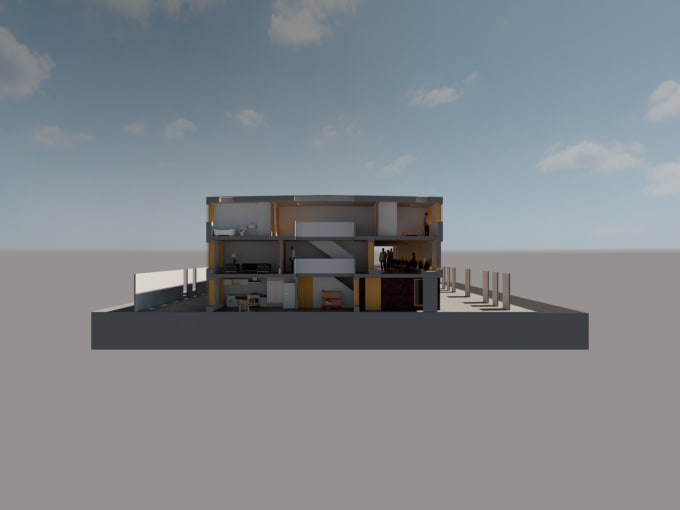 Create architectural revit render floorplans 3d bim modeling and more ...