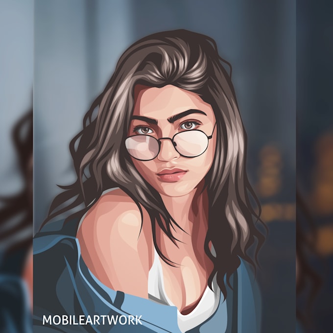 Make youre face into a cartoon vector by Mawryan | Fiverr