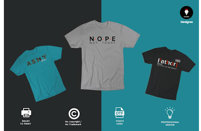 Create amazing t shirt design for pod business by Idesignex | Fiverr