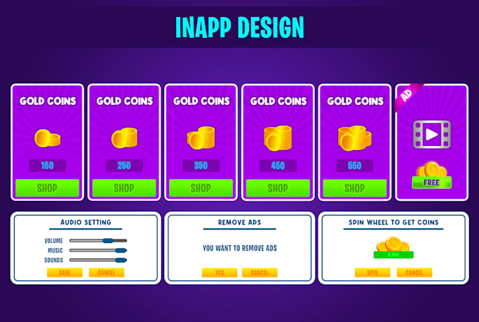 Create game graphics design and ui by Asim1985 | Fiverr