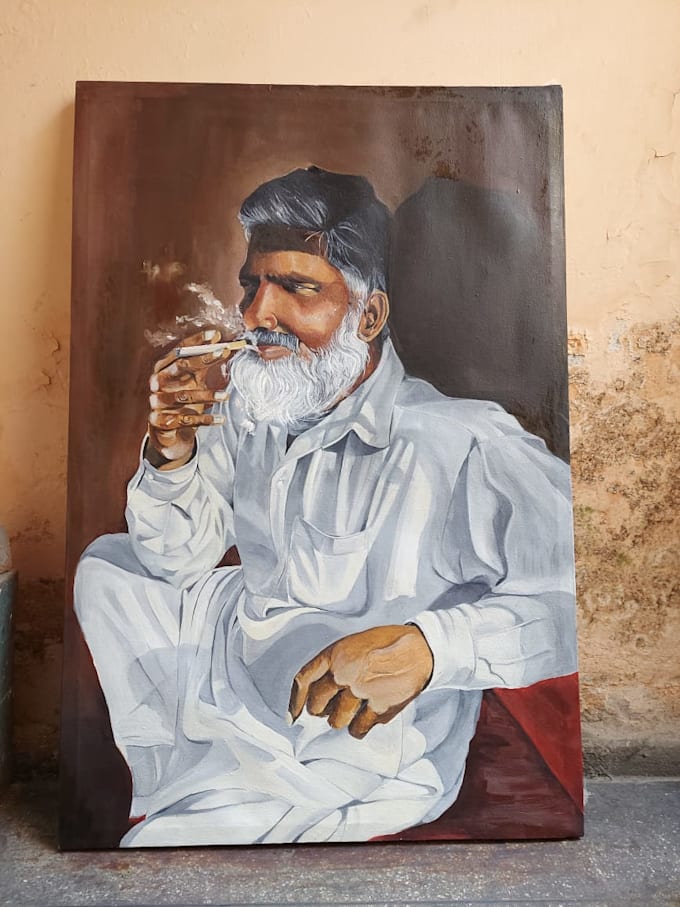 Paint anything in oils by Kashafnadeem_ | Fiverr