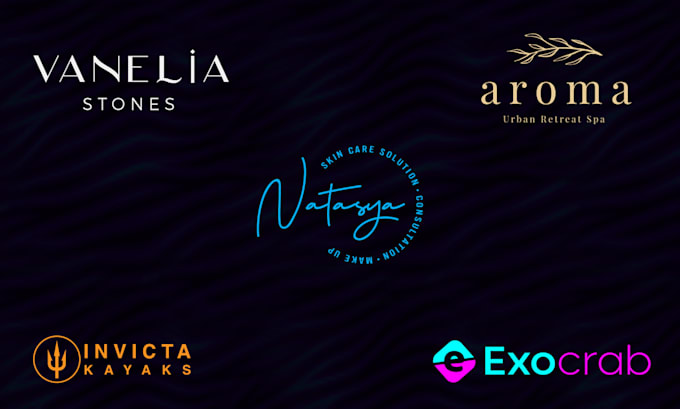 Design modern minimalist luxury and business logo design by Zarnish_khan1 | Fiverr