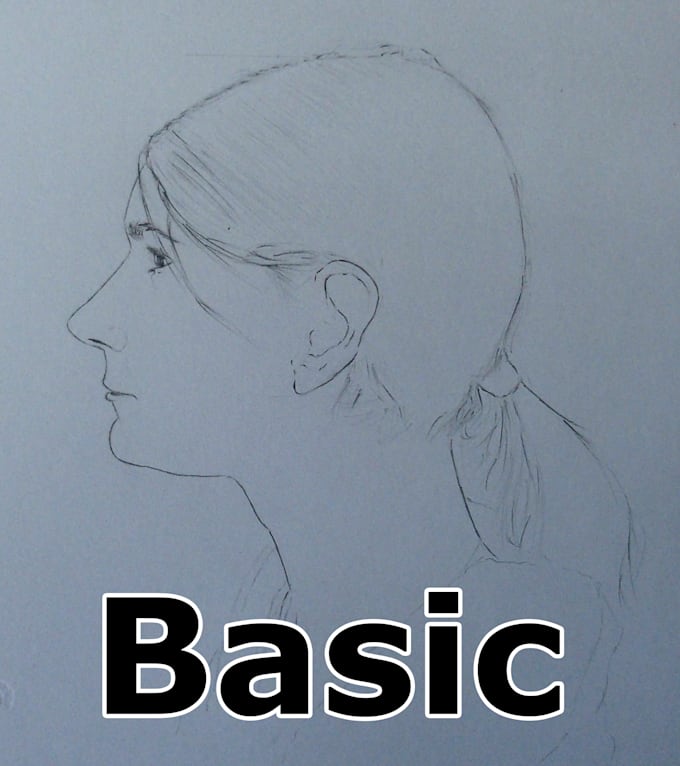 Draw your realistic profile portrait by Lyz_05 | Fiverr