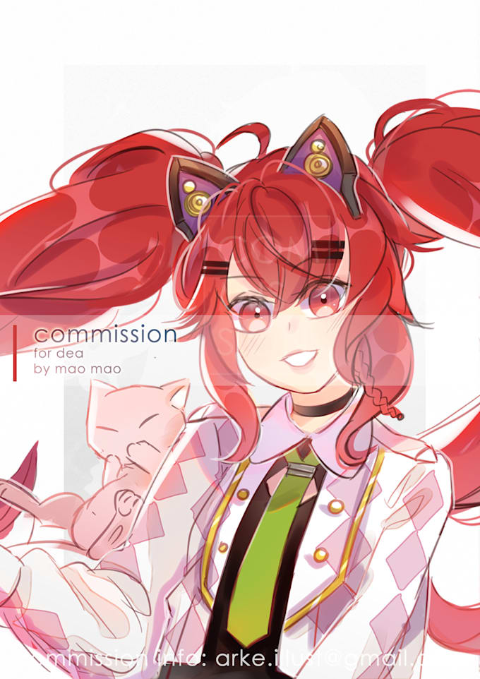 Draw character illustration for your ocs by Maomaostudio | Fiverr