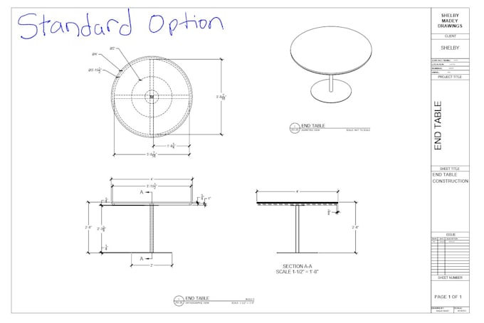 Create 3d model from 2d drawings by Shelbymadey | Fiverr