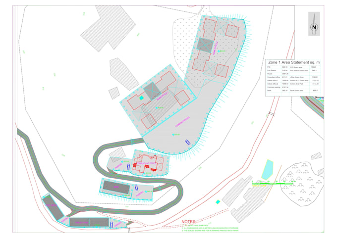 Draw site plan, landscape colony drawings in autocad by Asim4111 | Fiverr