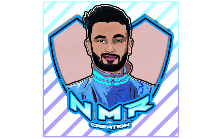 Create cartoon logo from your photo by Nmrana | Fiverr