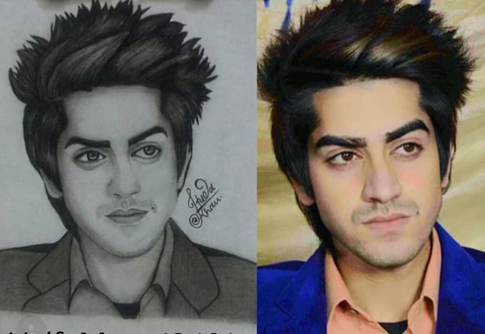 Draw realistic pencil sketch of anything by Halfmoon12481 | Fiverr