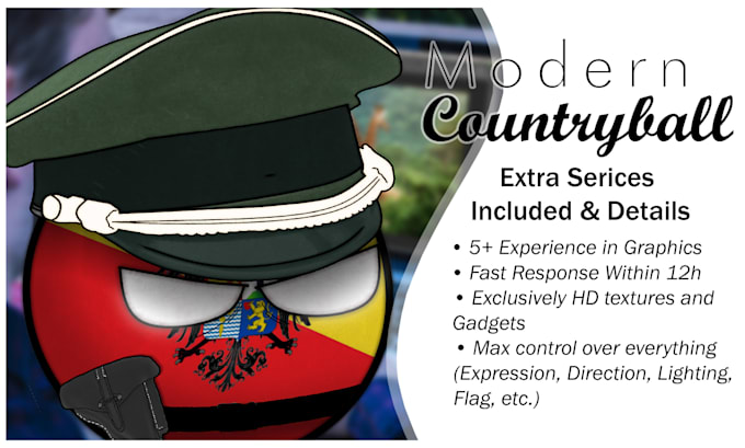 Design you custom countryballs by Sparklingfsm | Fiverr