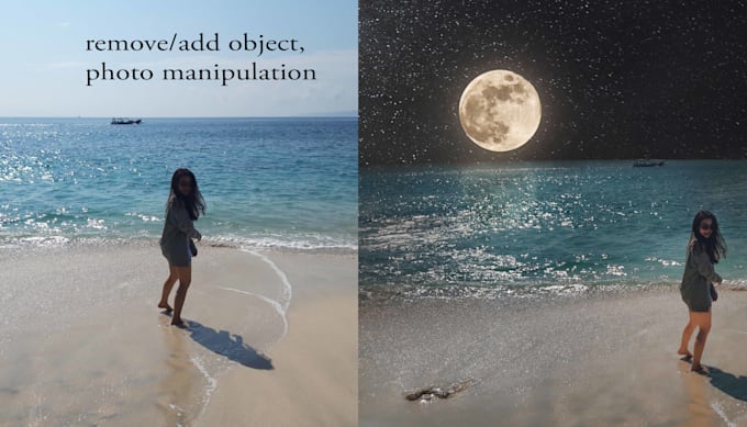 Add remove object, photo editing with adobe photoshop by Divanjiang ...