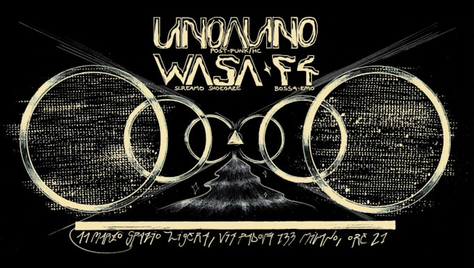 Design an artsy analog poster for your event by Ser_togni | Fiverr