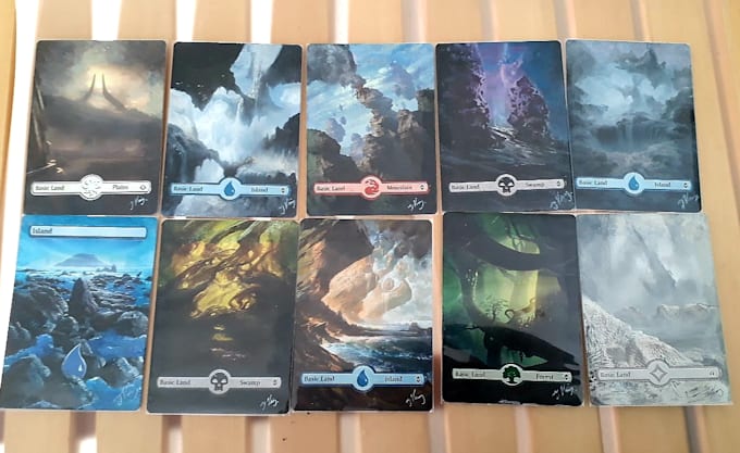 Paint over and alter magic the gathering cards by Villedraws | Fiverr