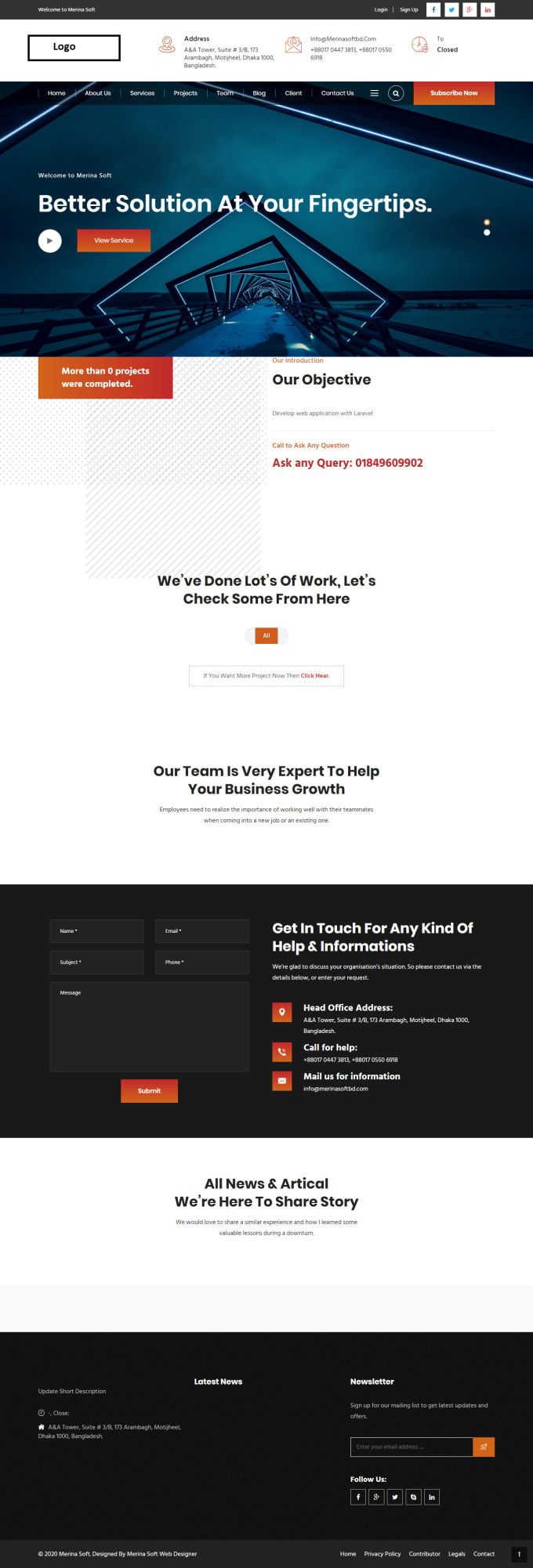 Create Professional Website Using Php Mysql Laravel Vue Js By Mhsagor110090 Fiverr