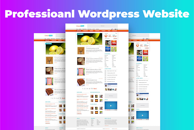 Create a responsive business wordpress website design by Alihaiderz ...