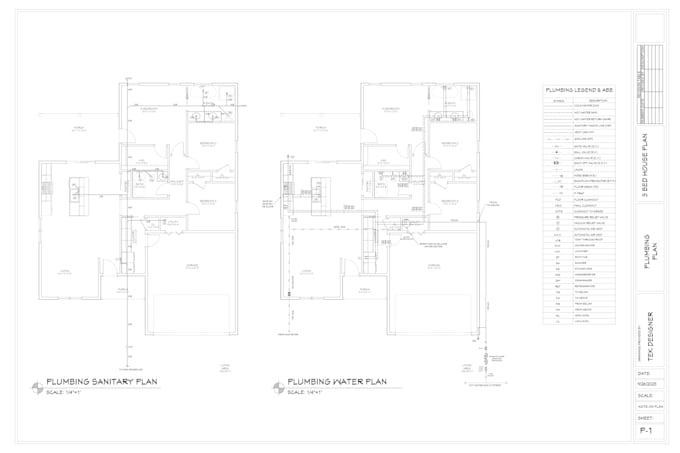 Draw architectural, electrical plan, plumbing, mep drawings by Tek ...