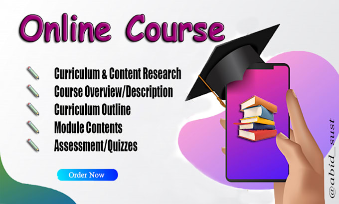 Create online course content for your education business by Abid_sust ...
